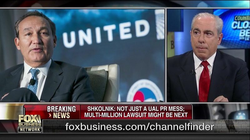 Hunter Shkolnik On Fox Business About United Airlines | Napoli Shkolnik ...